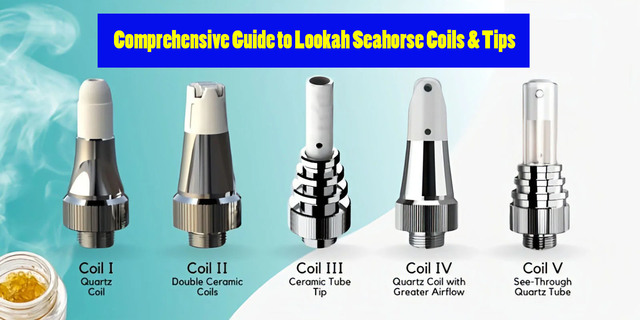 Comprehensive Guide to Lookah Seahorse Coils & Tips: hookahbong